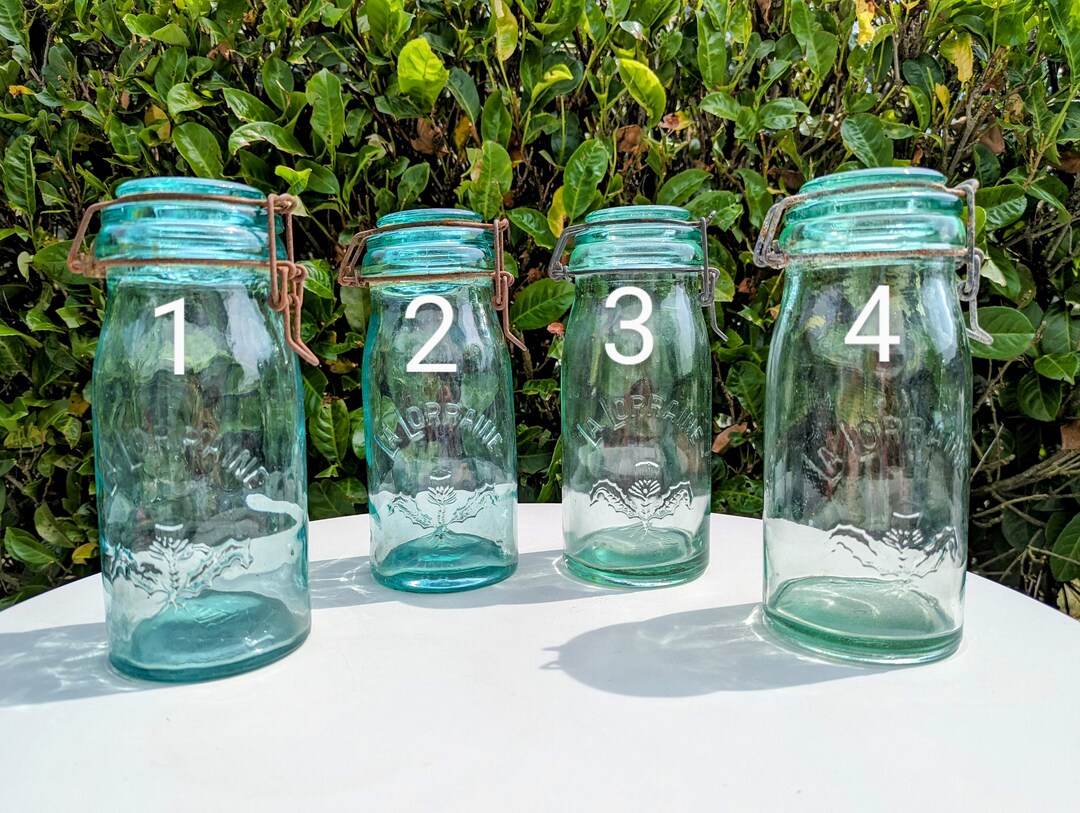 La Lorraine 1 Liter Light Green Jars - Etsy