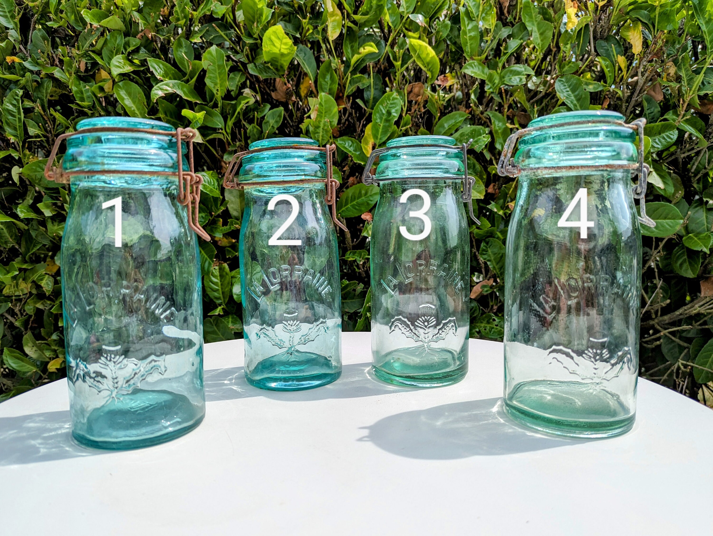 La Lorraine 1 Liter Light Green Jars - Etsy