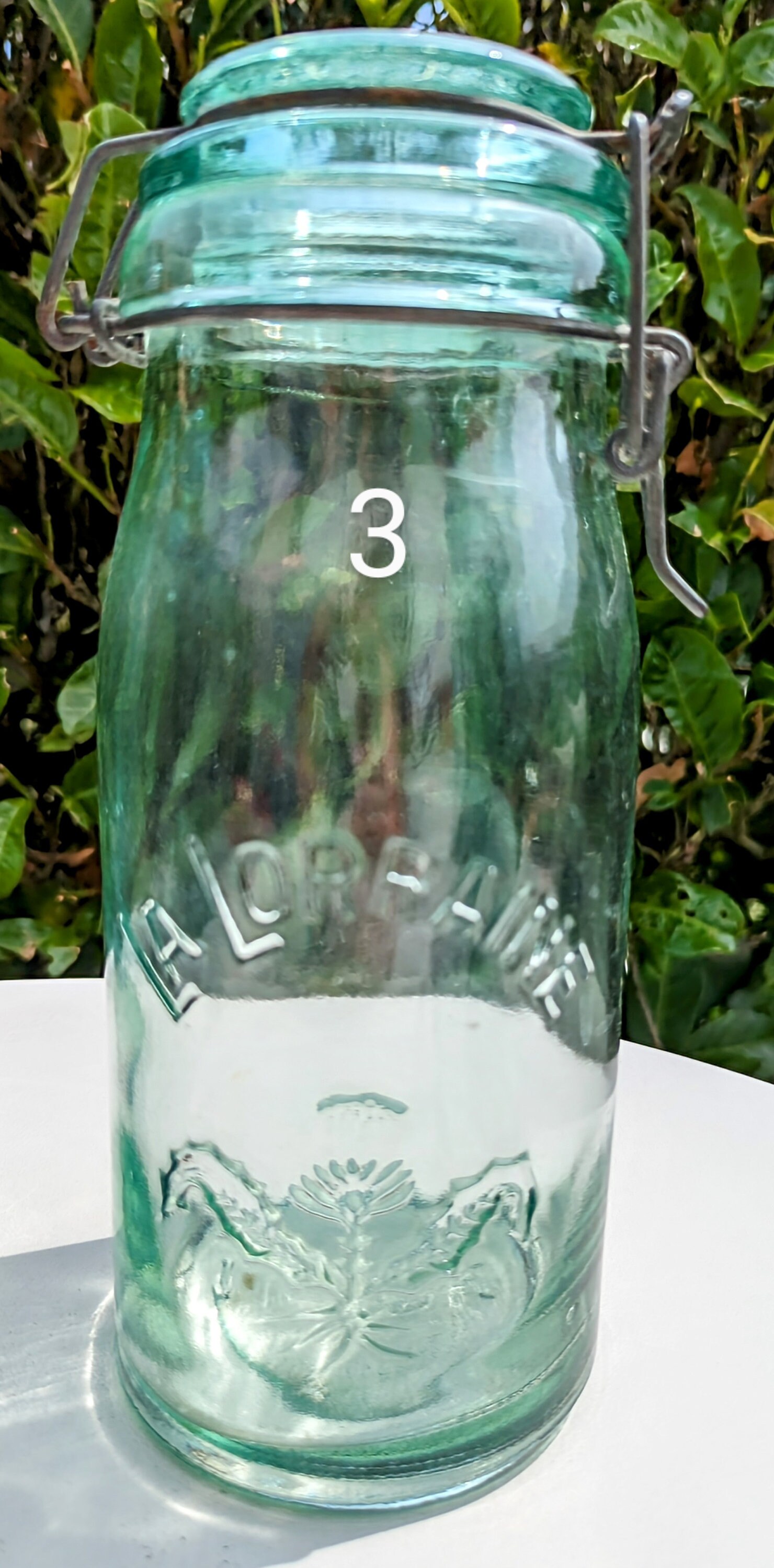 La Lorraine 1 Liter Light Green Jars - Etsy