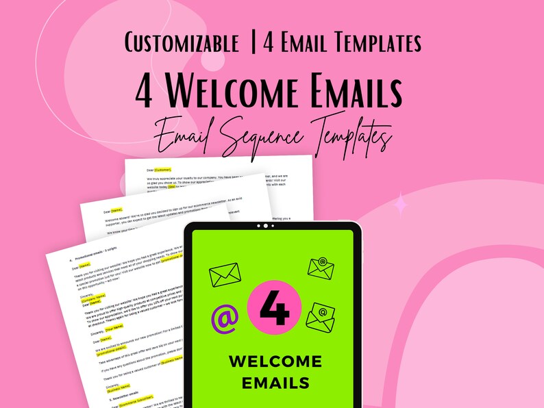 Welcome Email Templates | Welcome Email Sequence | Grow Your Email List ...
