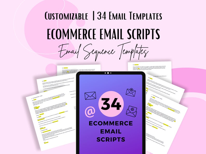 Ecommerce Email Templates for Online Store | Ready-to-use Content | PDF ...