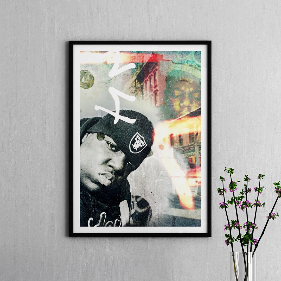 The Notorious B.I.G Biggie Smalls Print Poster (frame Not Included ...