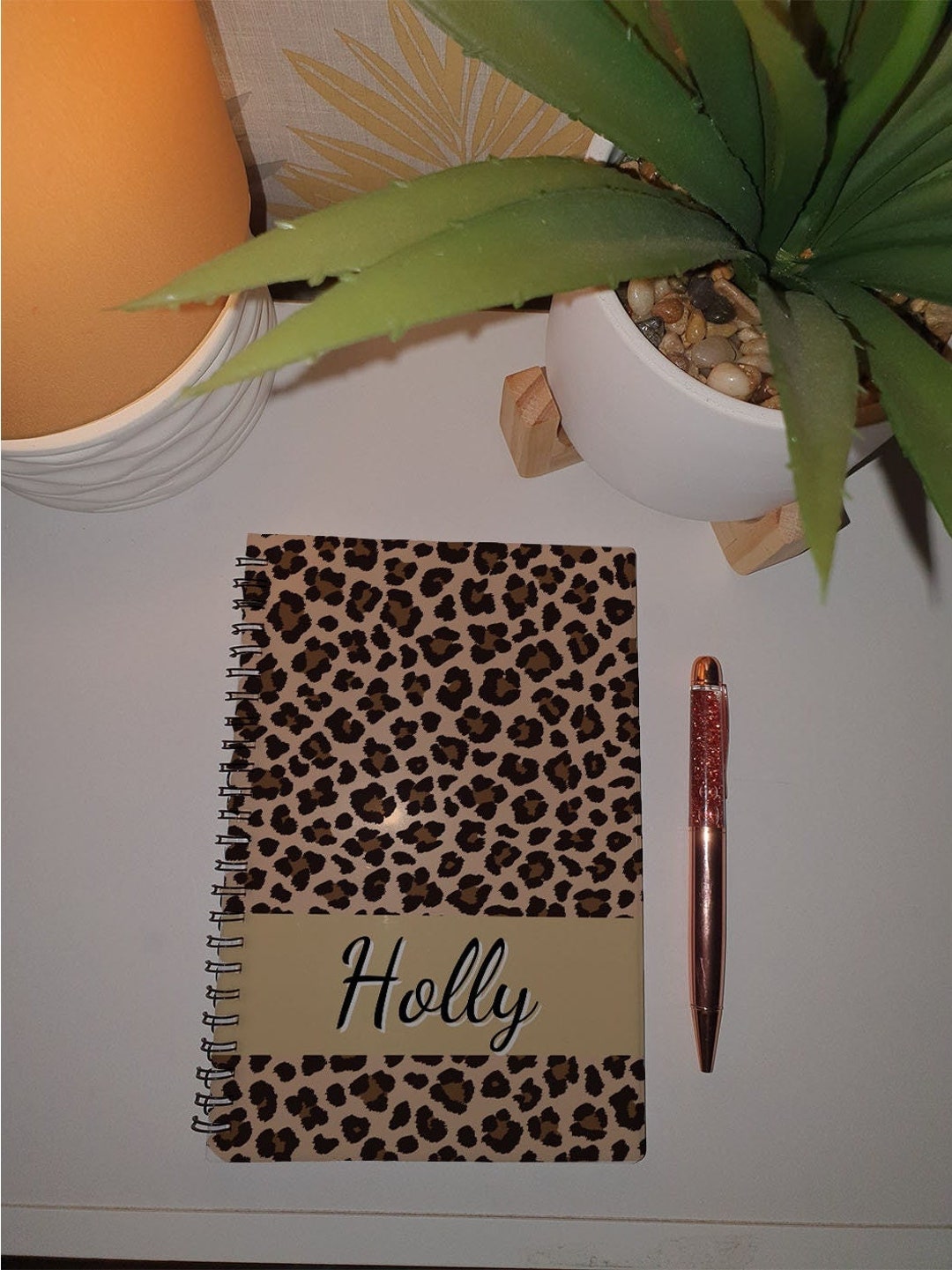 Leopard Print Notebook - Etsy UK