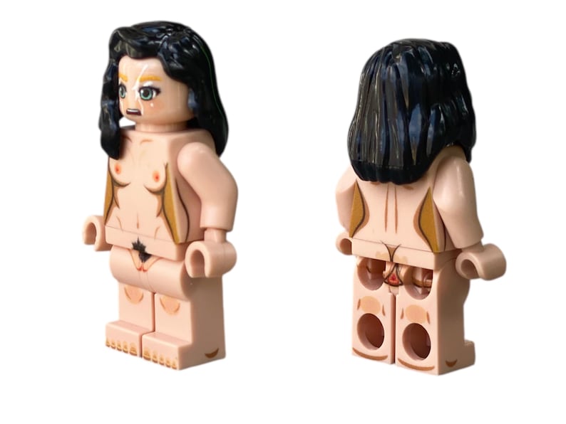 Naked Minifigures - Custom Design - Skin Color - Torso With Breasts - Tits - Playgirl - Naughty ...