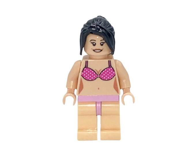 Bikini Naked Minifigure Custom Design Printed on LEGO Parts - Etsy
