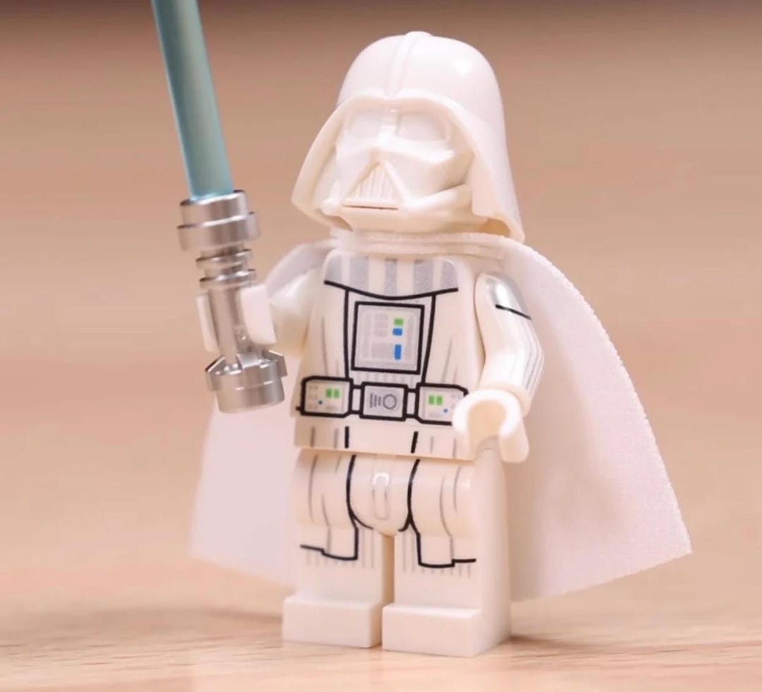 LEO Star Wars Minifigure Jedi Vader From Set 75389, Original, Empire - Etsy