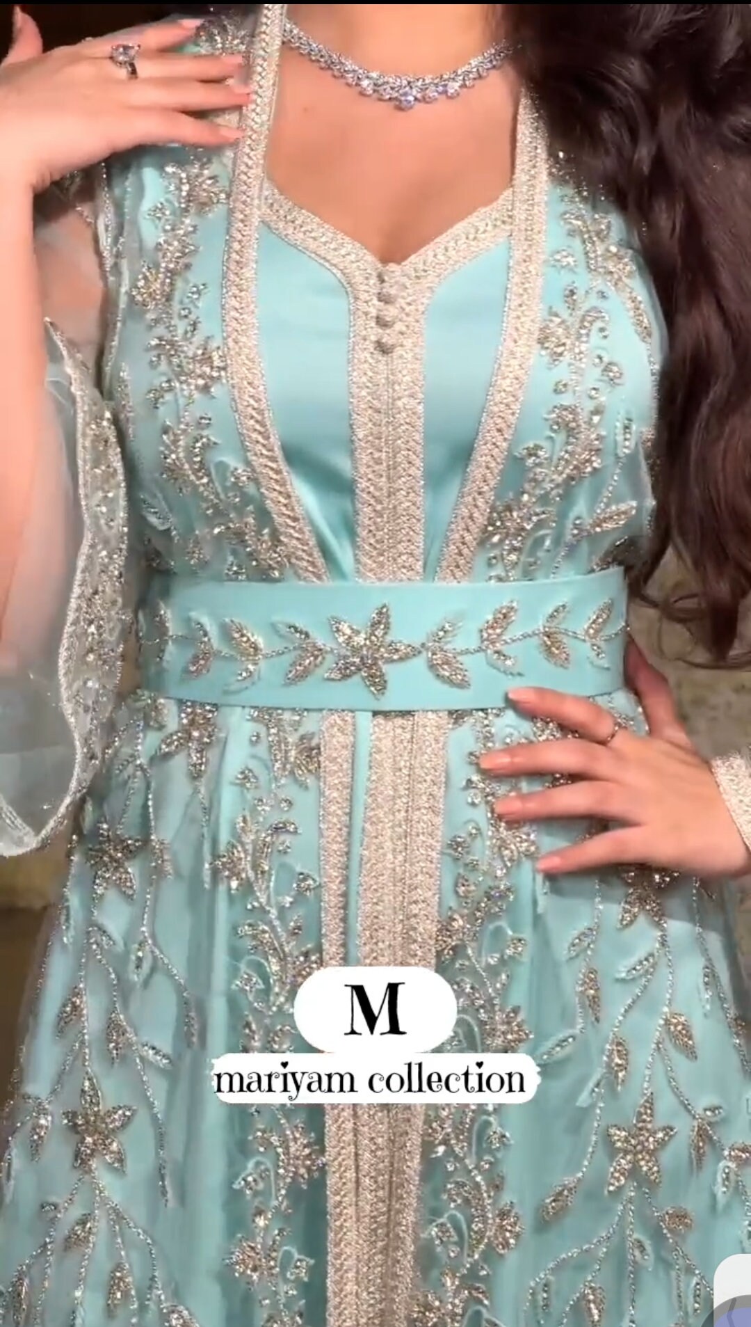 Sale Dubai Moroccan Kaftan Fish Cut Arabic Abaya Maxi Hand Beaded ...