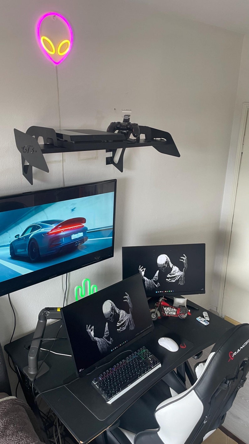 GT3 Inspired Wingshelf Spoiler Wall Shelf Signature Perfect Wall Decor ...