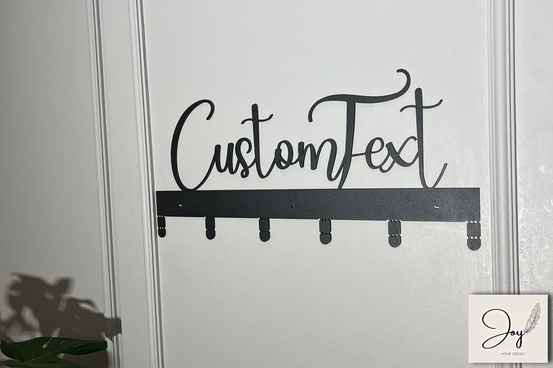 Personalized Metal Wall Coat Rack Coat Rack, Coat Hook, Towel Rack ...