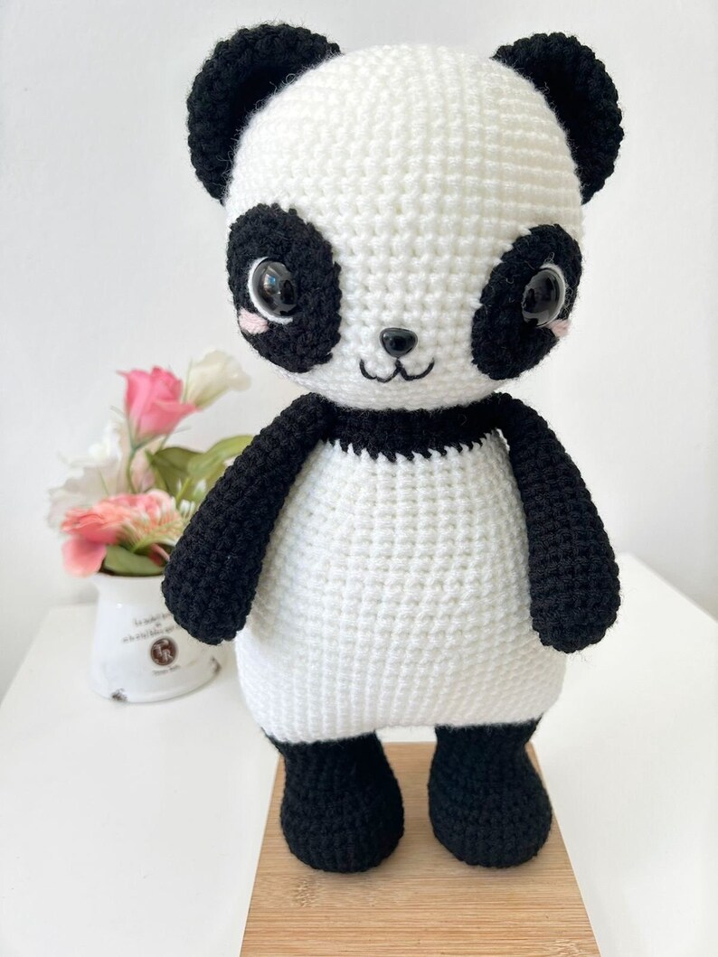 Panda Crochet Pattern, Panda Amigurumi, Panda Crochet, Patron Panda ...