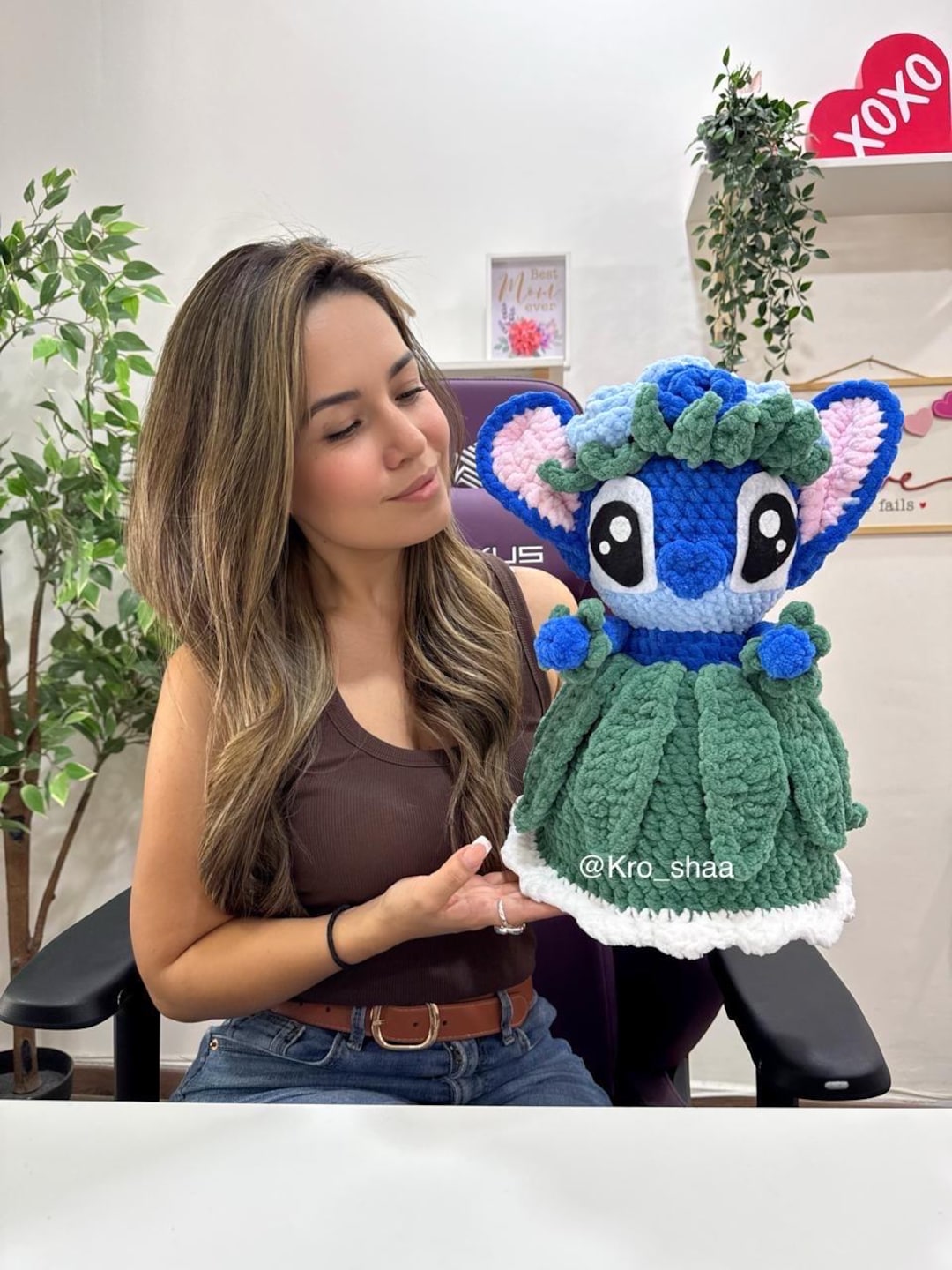 Magical Stitch Bouquet Pattern 40 CM Esp - Etsy
