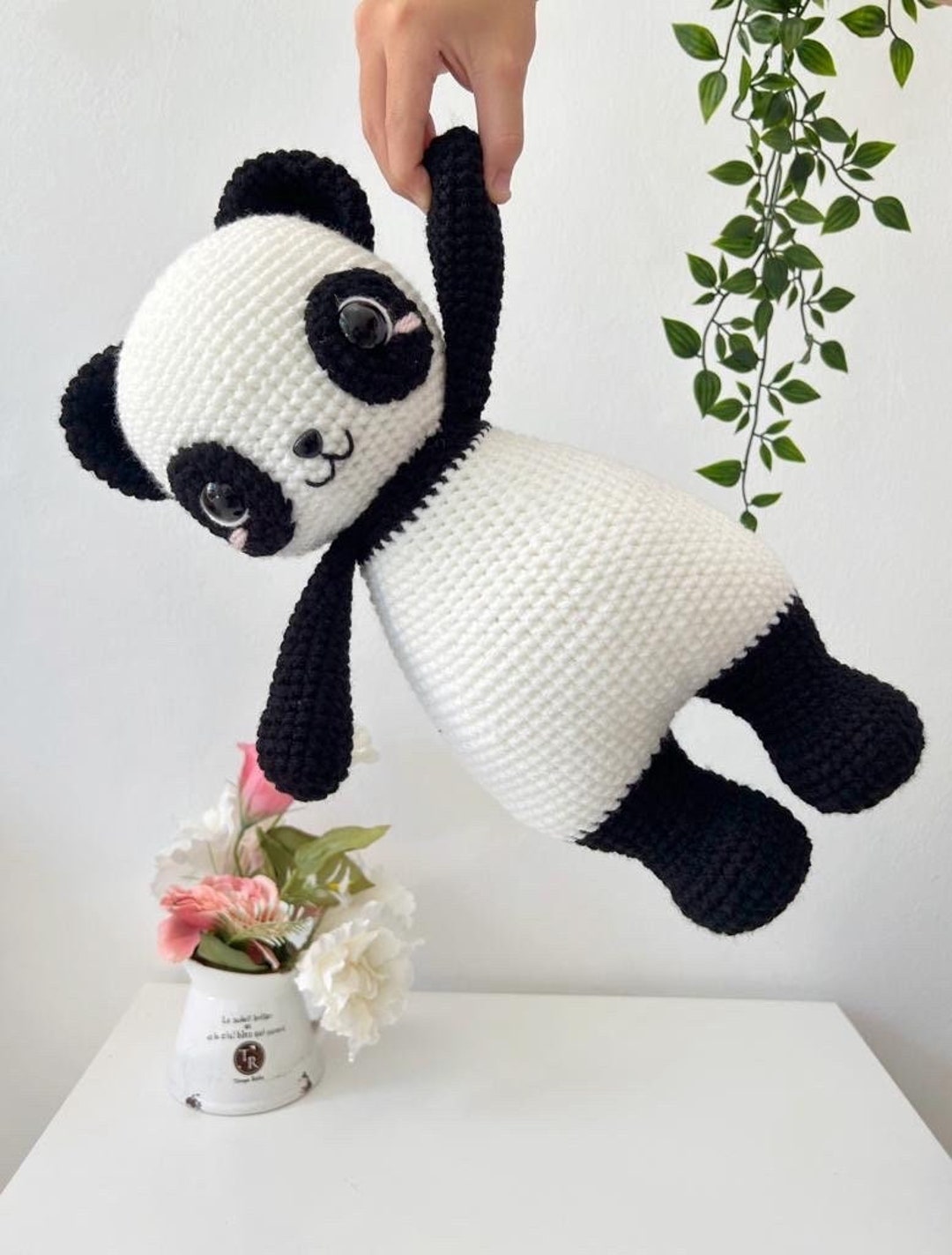 Panda Crochet Pattern, Panda Amigurumi, Panda Crochet, Patron Panda ...