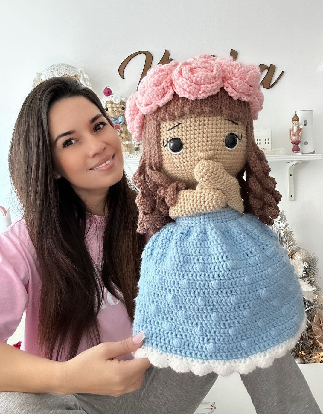 Pattern Magic Bouquet Doll, Bouquet Magic Doll (spanish/english) - Etsy