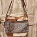 Peridot Canvas and Brown and White Hair-on Bag - Etsy