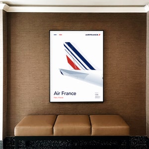 Air France Aviation Poster - Etsy