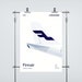 Finnair Aviation Poster - Etsy