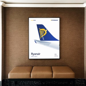 Ryanair Aviation Poster - Etsy