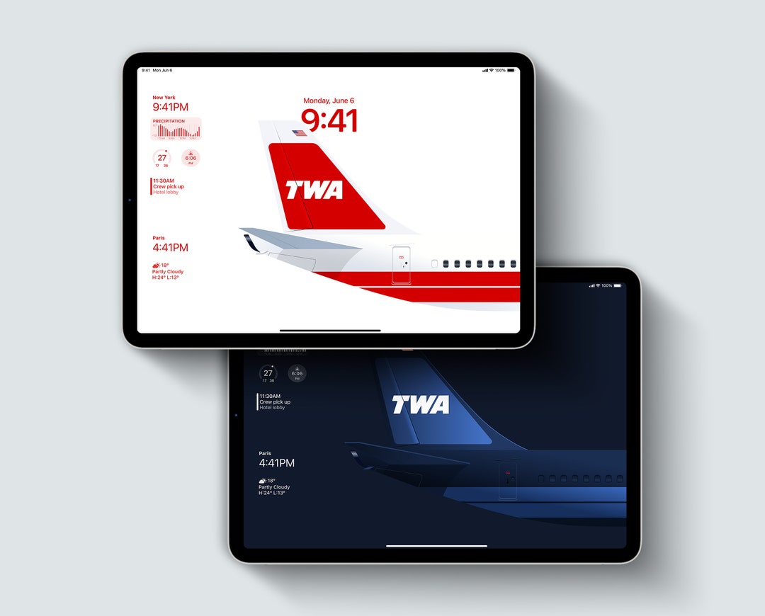 Trans World Airlines TWA iPad Wallpapers - Etsy