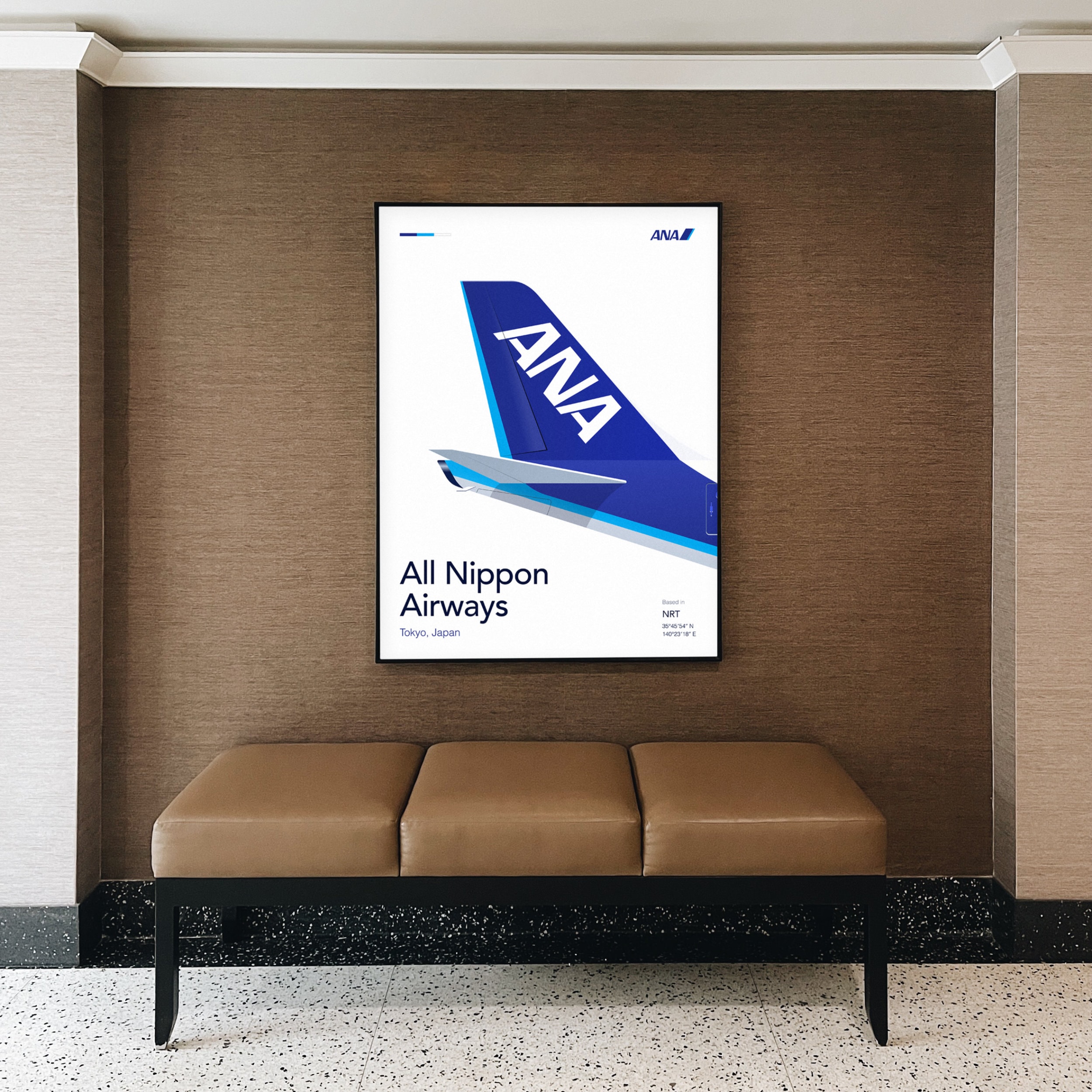 ANA Aviation Poster - All Nipon Airways - Etsy