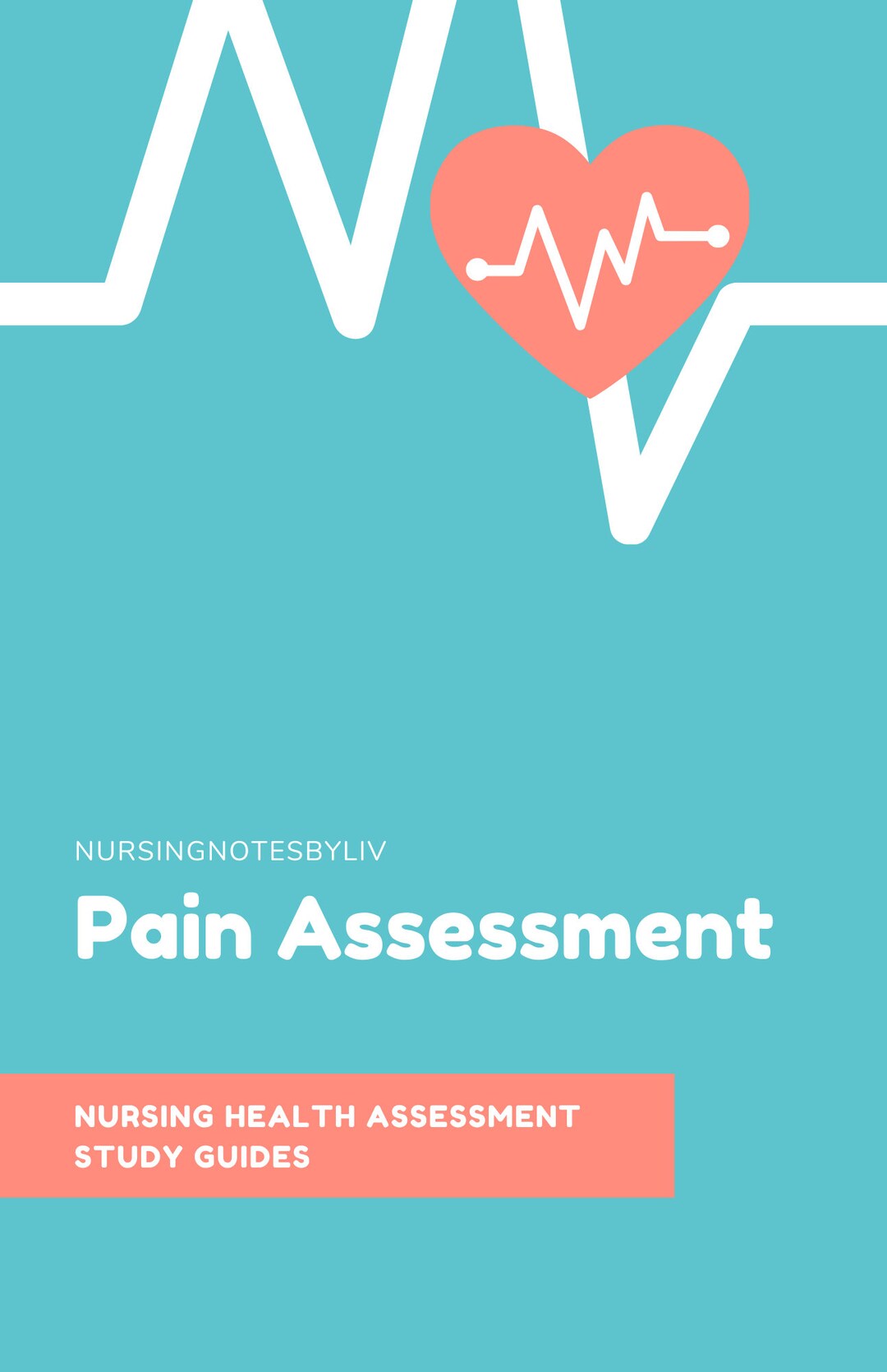 Nursing Pain Assessment Study Guide - Etsy