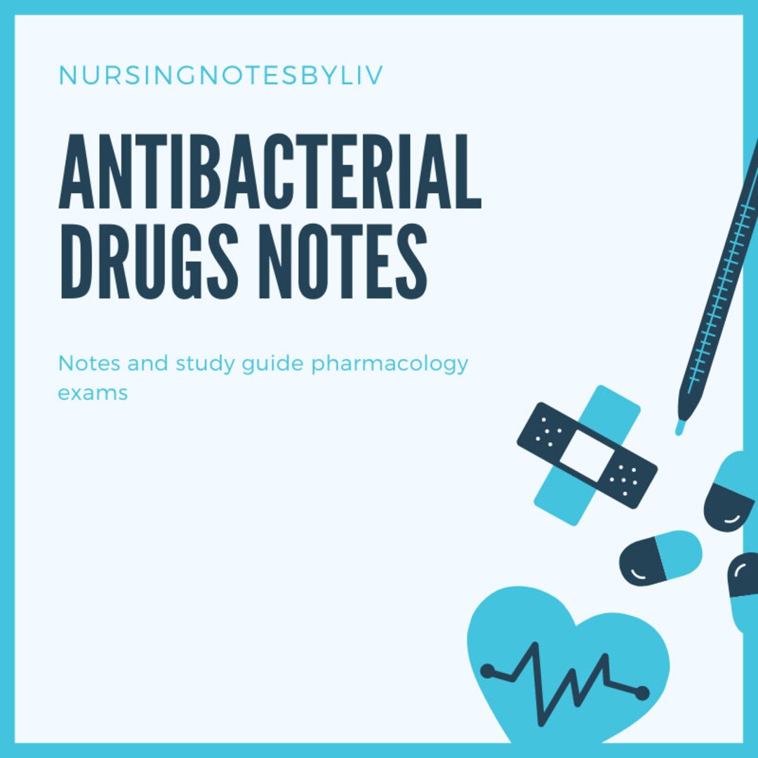 Nursing School Antibiotics Notes - Etsy