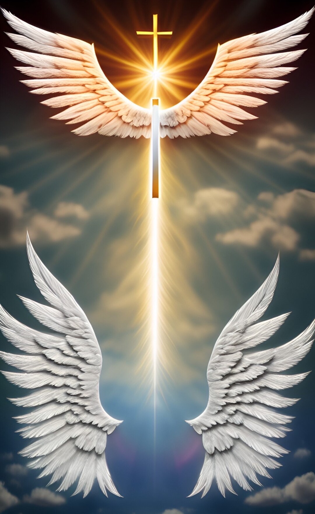 Cross Ascending Into Heaven - Etsy