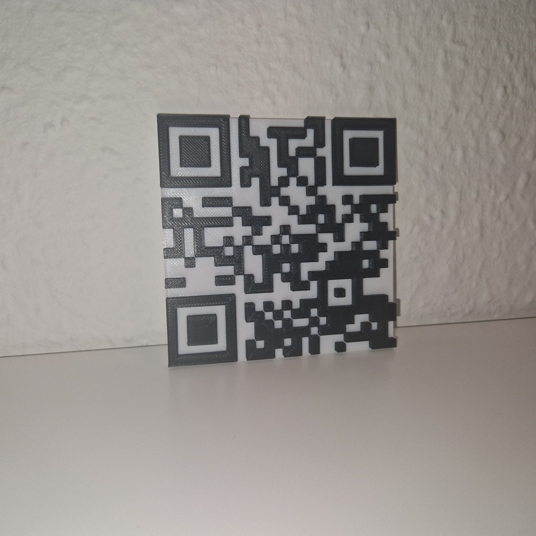 Custom Qr-code 3D Print | Individueller Qr-code 3D Druck [custom Sizes ...