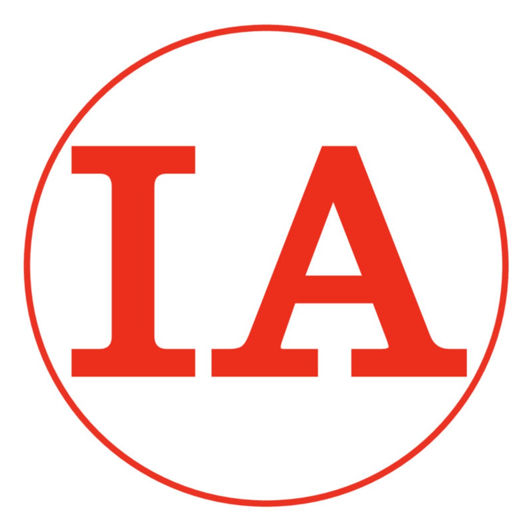 Iowa | Stickers | State | IA | 2 Letter ID | Red | 1"(48), 1.75"(20), 2 ...