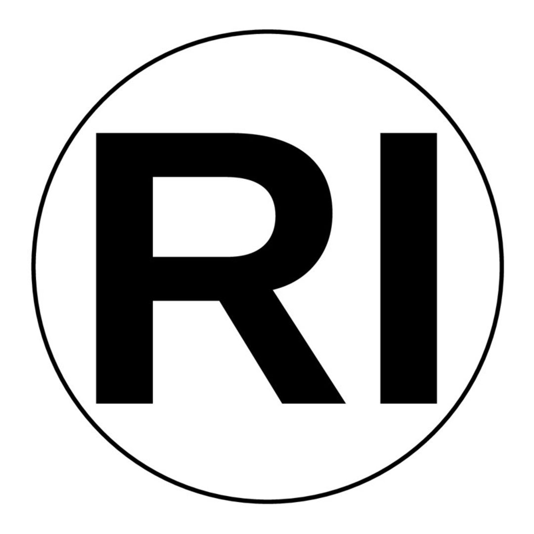 Rhode Island Stickers State RI 2 Letter ID Black 148, 1.7520, 2.25, 3 ...