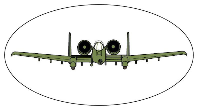 A-10 Warthog Sticker Military Aviation 3x5 - Etsy