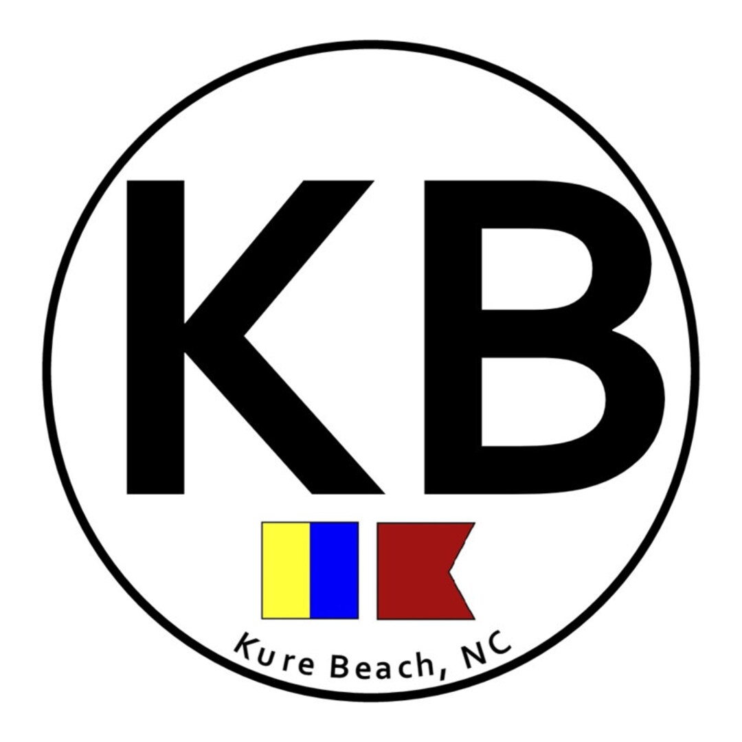 Kure Beach | Stickers | State | North Carolina | Beaches | 2.25", 3", 4 ...