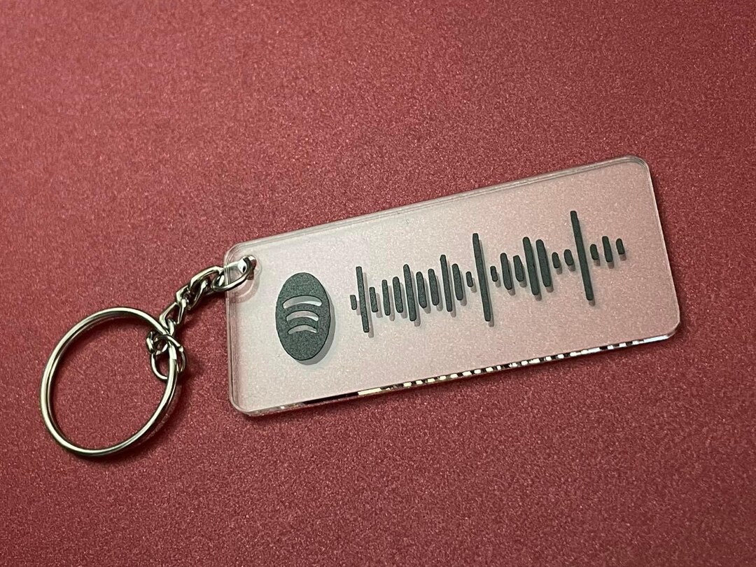 Spotify Song Keychain - Etsy