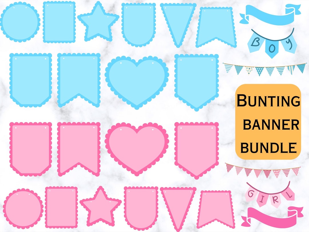 Banners SVG, Bunting Flag Svg, Banner Cut File for Cricut and ...
