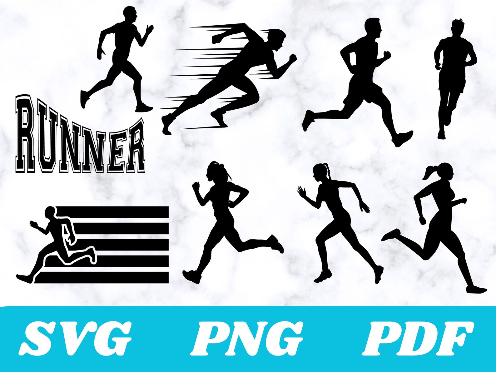 Runner SVG, Runner PNG, Run Svg, Run Png, Runner Clipart, Running Svg ...
