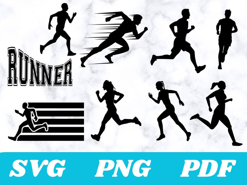 Runner SVG, Runner PNG, Run Svg, Run Png, Runner Clipart, Running Svg ...