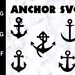 Anchor SVG Bundle, Split Anchor Rope SVG, Anchor Frame SVG, Anchor ...