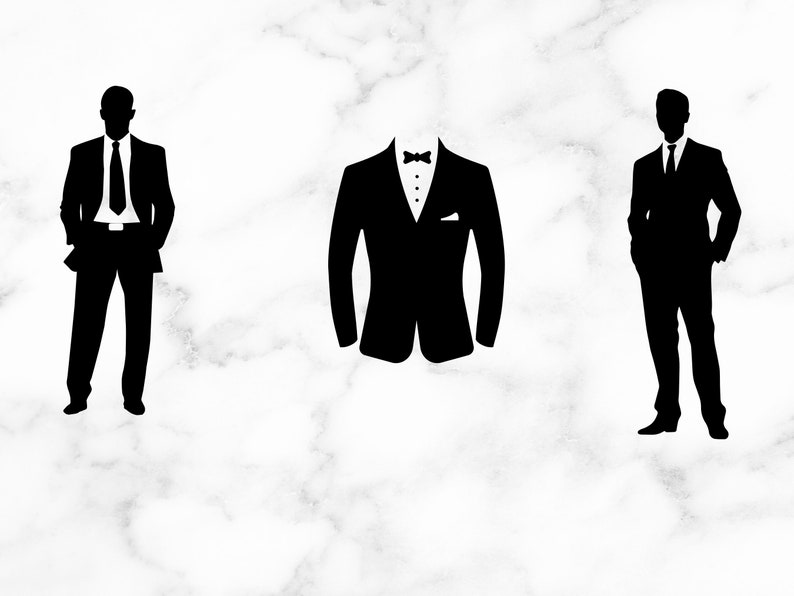 Tuxedo SVG Bundle, Bow Tie SVG, Tuxedo SVG, Tuxedo Clipart, Tuxedo ...