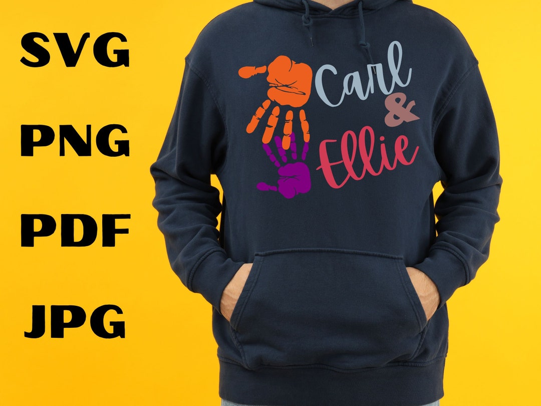 Carl and Ellie Svg Png, up Svg, Carl Svg, Ellie Svg, Her Carl His Ellie ...