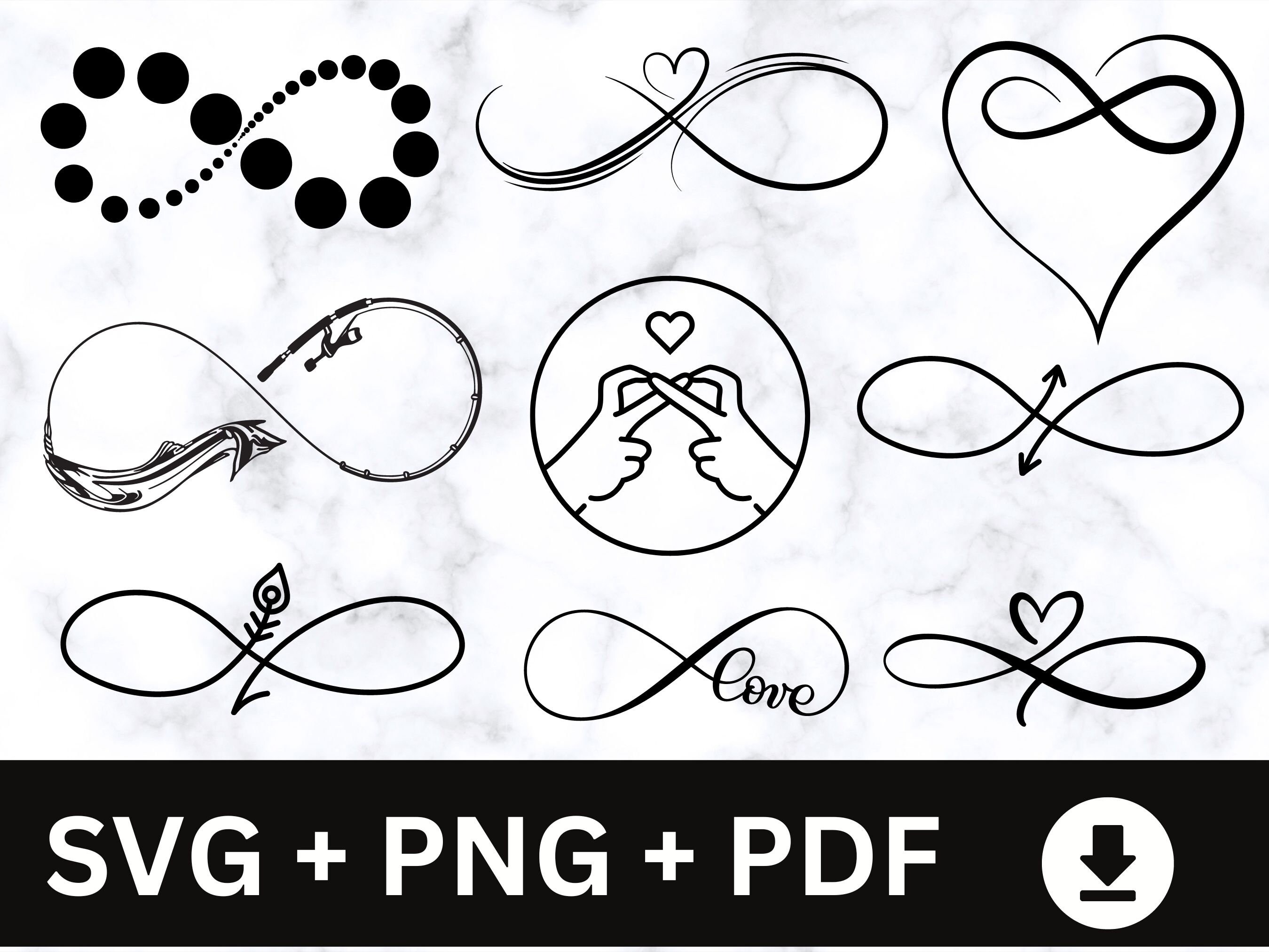 Infinity Svg Bundle, Infinity Svg , Heart Svg, Infinity Love Svg ...