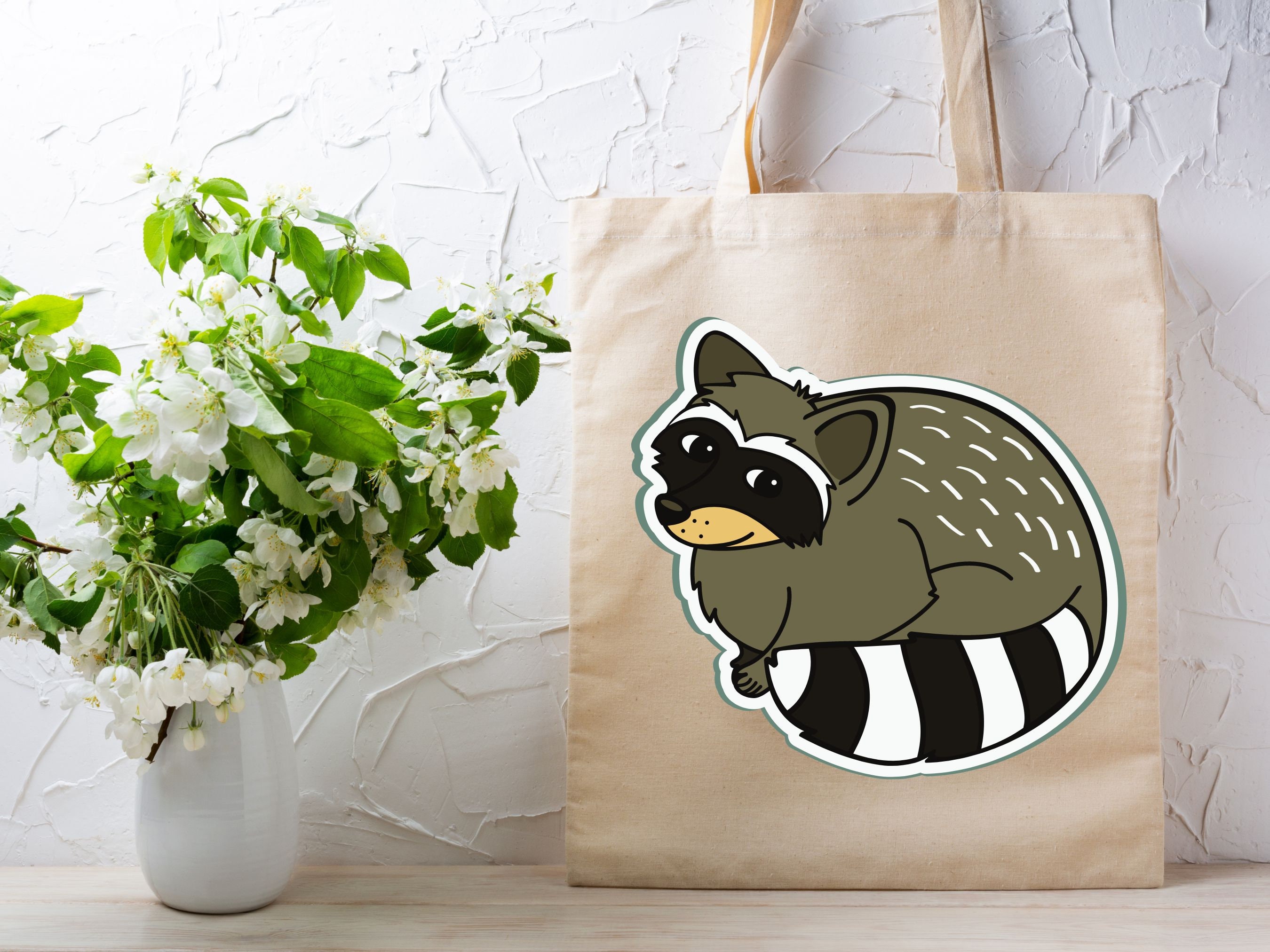 Raccoon SVG, Raccoon Clipart, Raccoon Cut Files, Raccoon Silhouette ...
