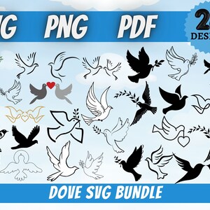 Tauben SVG, Tauben zwar-Svg, Taube-Svg-Bundle, Taube Clipart, Taube ...