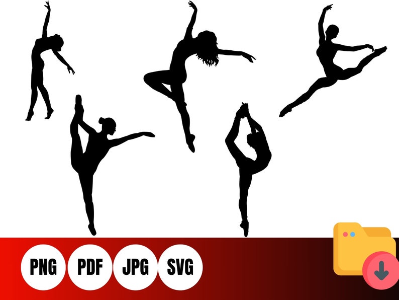 Dance SVG Cut File for Cricut, Dancer Cutout Svg, Jazz Ballet Shirt ...