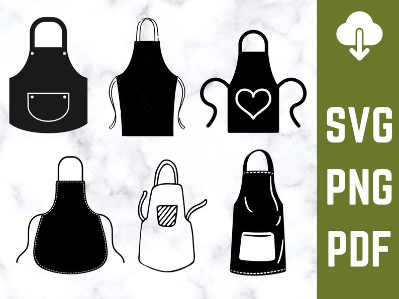 Apron SVG, Svg Files for Cricut, Chef SVG, Cook Svg, Kitchen SVG ...