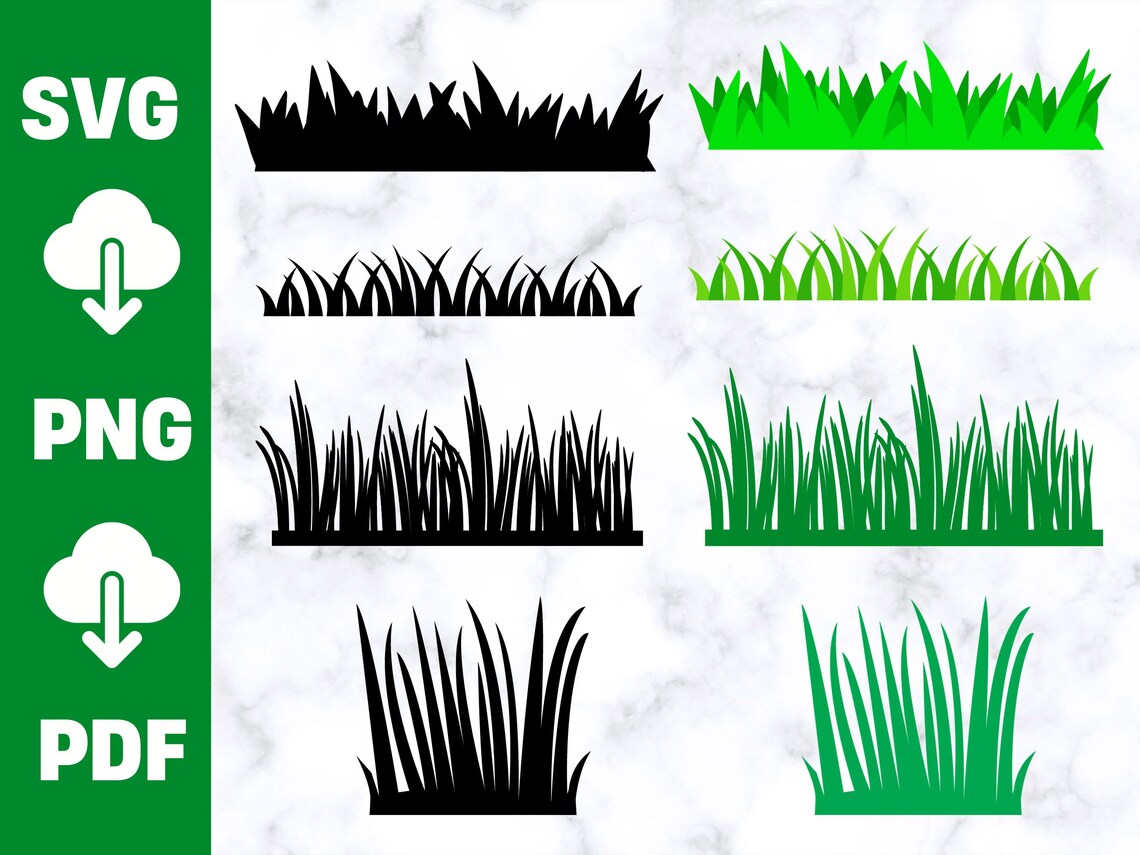 Green Grass SVG, Grass Border, Grass Svg Clipart, Grass Png, Grass Line ...