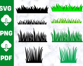 Green Grass Svg, Grass Clipart, Grass Vector, Grass Cut File, Grass Eps ...