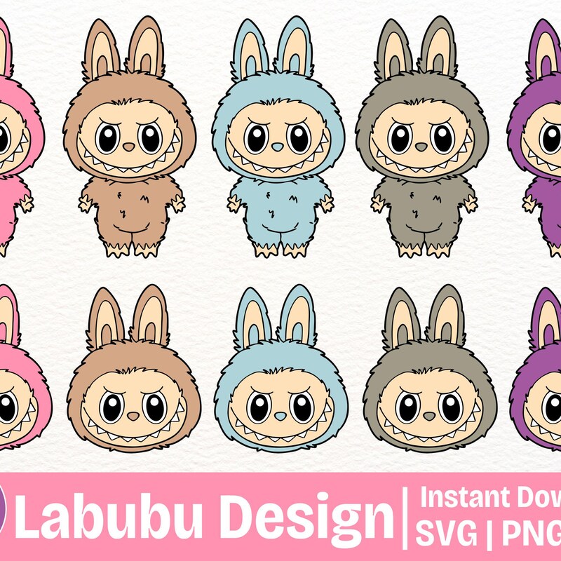 Labubu Svg File - Etsy