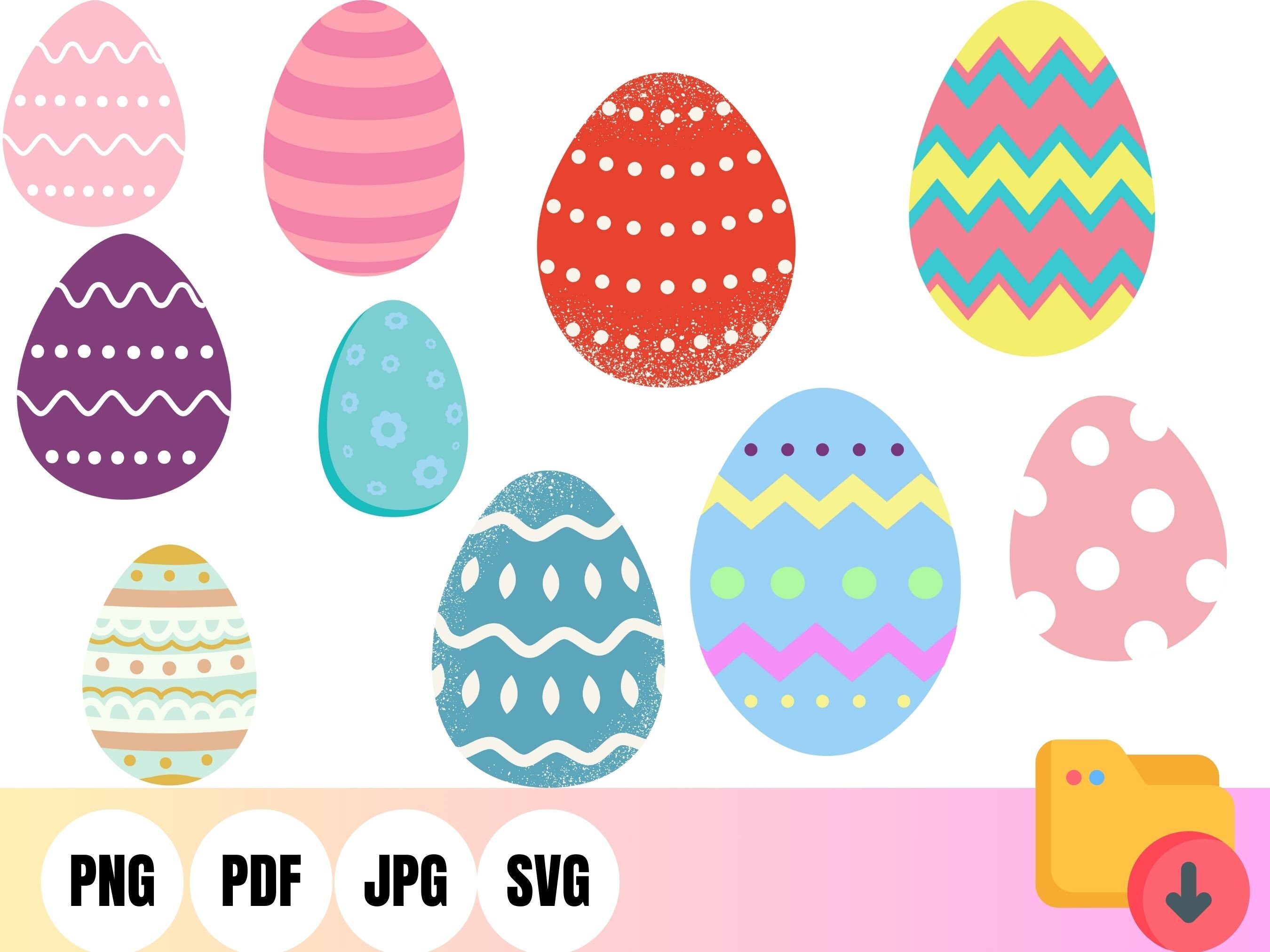 Easter Egg Bundle Svg | Easter Egg Svg | Easter Egg Designs Spring ...