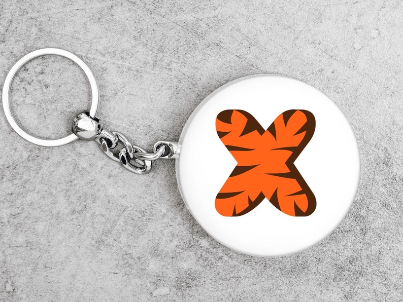 Tiger Font SVG TTF OTF Tiger Skin Font Animal Alphabet, Animal Letters ...