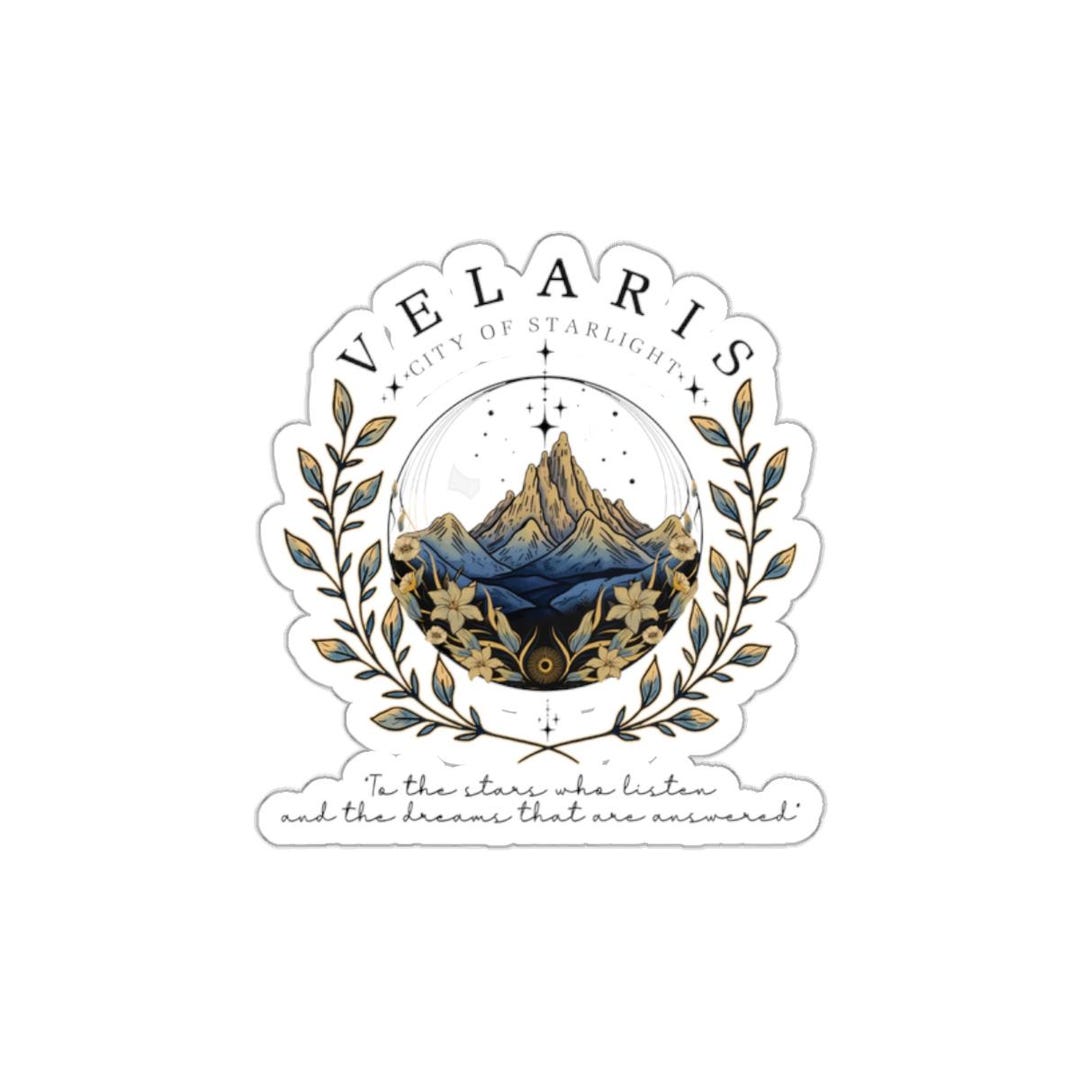 Velaris ACOTAR Indoor/outdoor WHITE Background Die-cut Stickers - Etsy
