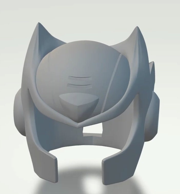 Zero Helmet STL MEGAMAN X Fully Sized and Wearable Cosplay Helmet MMX ...